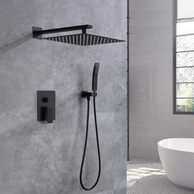China Black Brushed Stain Resistant Concealed Sink Taps Hot And Cold Water Faucet for sale
