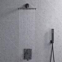 China Environmental Sanitation Concealed Faucet Hot Cold Water Stainless Steel Faucet for sale