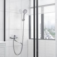 China OEM Surface Plating Bathroom Shower Taps Matte Black Chrome for sale
