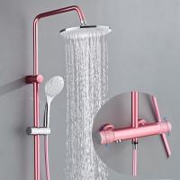 China Surface Plating Bathroom Shower Faucets Stainless Steel Hot And Cold Tap for sale