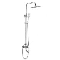 China Safety Lead Free SS Steel Wall Mount Bathroom Faucet Preservative for sale