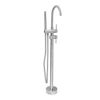 China Oxidation Resistance Bathroom Shower Faucets Brushed Stainless Steel Bath Faucets for sale