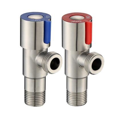 China Brushed Surface Stainless Steel Bathroom Angle Valve Logo And Color Can Be Customized Free Sample for sale