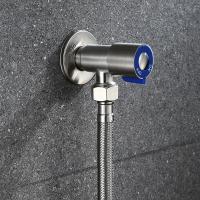 China Corrosion Resistance Acid And Alkali Resistance Brushed Anti-Oxidation Bathroom Angle Valve Longer Life for sale