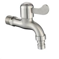 China Stainless Steel Wall Mounted Washing Machine Faucet Surface Polishing Anti Oxidation for sale