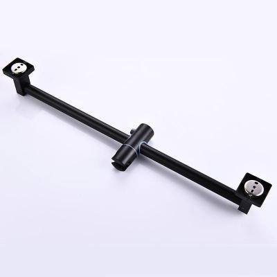 China Black Brushed Stainless Steel Bathroom Accessories Bathroom Shower Slide Bar Dirty Resistant for sale