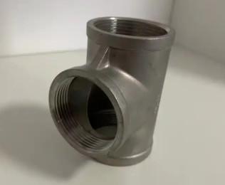 China Equal Butt Welded Stainless Steel Pipe Tee Schedule 10S - 150-2500 LBS Pressure Rating, Multiple Grades Available for sale