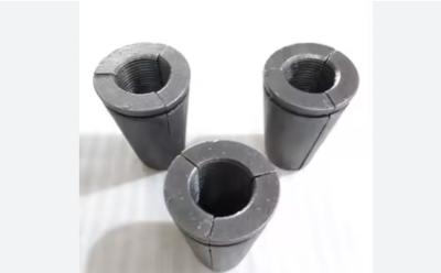China Cold Forged 20CrMnTi Silver Post Tensioning Wedge - 58-63HRC Hardness, Various Sizes for Concrete Reinforcement for sale