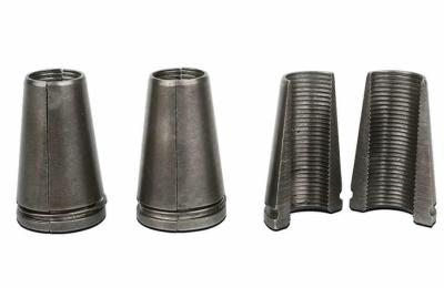 China Alloy Steel Post Tension Wedges 58-63HRC for Civil Engineering Construction and Mining Applications for sale