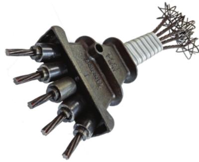 China Post Tension Anchor 12.7mm 15.2mm 15.7mm 1450Mpa Yield Strength Cast Iron for sale