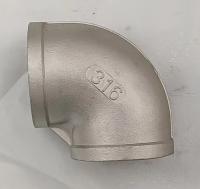 China ASTM A403 WP316L/WP321 Stainless Steel 1.5 Inch 90 Degree Pipe Elbow - ISO9001 Certified for sale