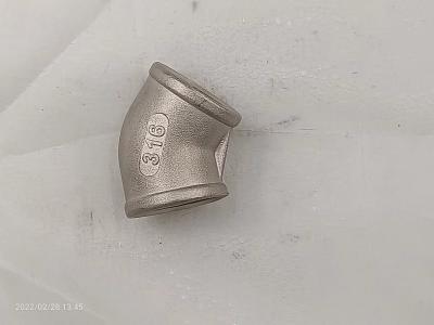 China 3 Inch 316 Stainless Steel 45 Degree Elbow Schedule 10 - Corrosion Resistant Industrial Pipe Fitting for sale