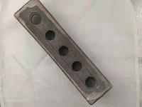 China Ductile Iron Post Tension Accessories 3×0.5″ with 3/4/5 Holes for Bridge and Construction Anchoring for sale