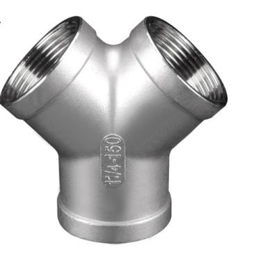 China 316 Stainless Steel Pipe Tee Fittings 150 LB DIN Standard -20°C to +220°C Temperature Range for sale