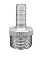 China Seamless Male Threaded Socket Stainless Steel Hydraulic Hose Connector Nipple - 150 lbs Pressure, ±0.1mm Tolerance for sale