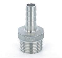 China Seamless Male Threaded Socket Stainless Steel Hydraulic Hose Connector Nipple - 150 lbs Pressure, ±0.1mm Tolerance for sale