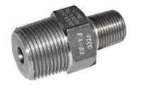 China 304 316L Stainless Steel Hex Male Reducer Nipple - 150 lbs Pressure, ±0.1mm Tolerance Pipe Fitting for sale