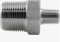 China 304 316L Stainless Steel Hex Male Reducer Nipple - 150 lbs Pressure, ±0.1mm Tolerance Pipe Fitting for sale
