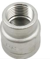 China Stainless Steel 304/316 NPT/BSP Thread Reducing Socket 1/2×3/8 Inch with Ra 1.6-12.5 Surface Finish for sale