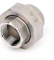 China 304 316L Stainless Steel Union Fittings with NPT Thread -20°C to +220°C Temperature Range for Oil Gas Applications for sale