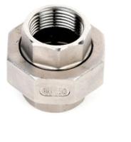 China Stainless Steel Female Pipe Union with ±0.1mm Tolerance and -20°C to 220°C Temperature Range for Water Oil Gas Systems for sale
