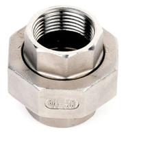 China Stainless Steel Female Pipe Union with ±0.1mm Tolerance and -20°C to 220°C Temperature Range for Water Oil Gas Systems for sale