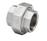 China 1 Inch 316 Stainless Steel Union with NPT Threads - Acid Pickling Surface, Ra 1.6-3.2 Roughness, -20°C to +220°C Temperature Range for sale