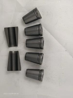 China 15.24mm 3-Piece Strand Post Tension Wedges 20CrMnTi Material 59-63 HRC Hardness for Construction Systems for sale