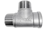 China Stainless Steel Pipe Tee Fittings 150 LB Pressure Rating -20°C to 220°C Temperature Range Custom Sizes for sale
