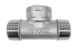 China 1/2 Inch Seamless Stainless Steel Equal Tee 304/316 DIN Standard -20°C to +220°C Temperature Range for sale