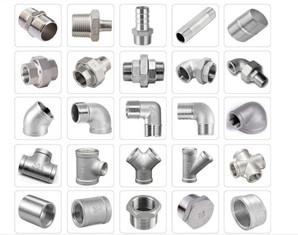 China 150 PSI BSPT Threaded Equal Tee 304L Stainless Steel Pipe Fitting 1/8