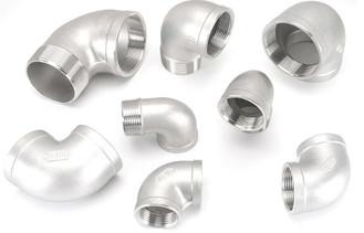 China 316L Stainless Steel Pipe Tee Fitting 1/8 Inch PT Thread 150 Psi Working Pressure for Industrial Applications for sale