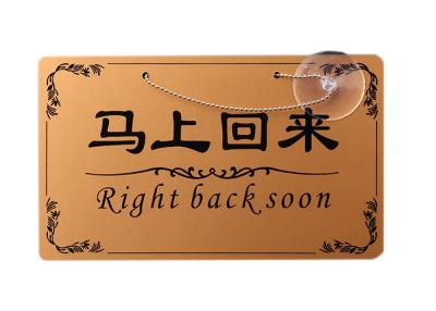 China Professional Clear Plastic Sign Holder Gold Acrylic Luggage Tag Wedding Tag for sale