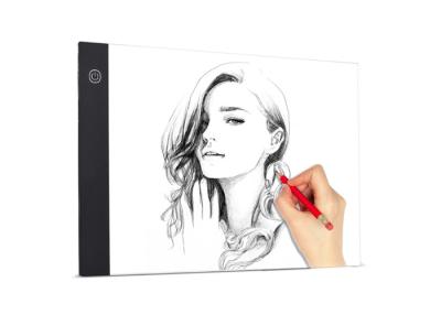 China Acrylic LED Drawing Tracing Pad A4 Size Animation Paper Portable Drawing Pad for sale