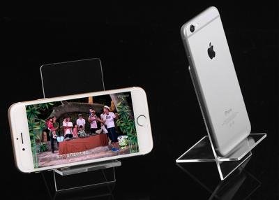 China Acrylic Mobile Phone Holder Acrylic Cell Phone Stand Two Pieces Of Assembled for sale