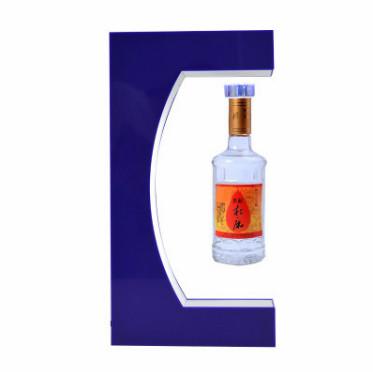 China Wine Bottle Magnetic Levitation Display Stand 360 Degree Rotating Acrylic for sale