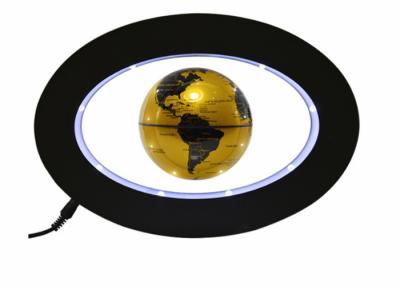 China LED Luminescent Magnetic Levitation Floating Globe World Map AC 12V 1000mA for sale