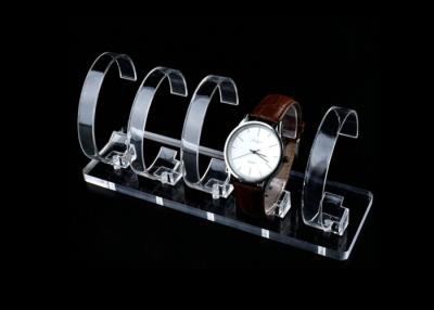 China High Transparent Acrylic Watch Display Stand Lightweight 12.5 X 5.8 X 1cm Size for sale