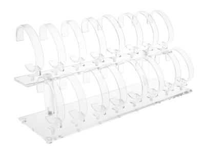 China Clear Acrylic Jewelry Organizer Acrylic Watch Display Case 3 Tier Detachable Design for sale