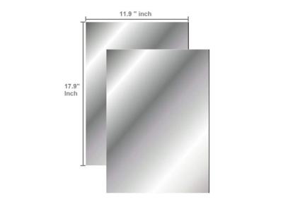 China Outdoor Acrylic Mirror Sheet Sliver Or Gold Mirror 11.9 