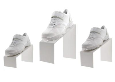 China Trade Shows Shoe Table Top Acrylic Display Stands , Acrylic Shoe Risers for sale