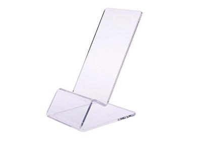 China Non Slip Acrylic Phone Display Holder Transparent Acrylic Mobile Phone Stand for sale