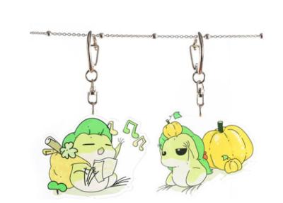 China Blank Acrylic Keychain Transparent Material With ISO9001 Certification for sale