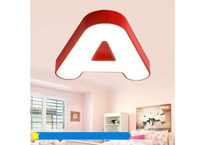 China 48W 3D LED Acrylic Letters Metal Acrylic Pendant Lighting Boys Girls Eye Protection for sale