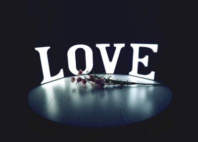 China 3d Lettering Signage LED Lighted Channel Letters For Wall Casa Home Decor for sale