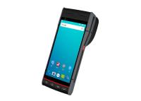 China Android Barcode Scanner Device with 58mm Barcode Printer Mobile Terminal Handheld 2D Pda for sale