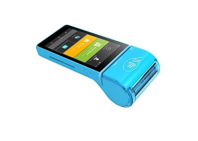China 5.5 Inch Portable Handheld POS Machine Mobile Credit Card Terminal With NFC Reader / GPS for sale