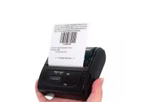 China Handheld 80mm Mobile Portable Thermal Printer Bluetooth with LED Display Battery Indicator for sale