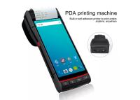 China Android POS Data Collector Terminal QR Code PDA with Built in Thermal Label Printer for sale