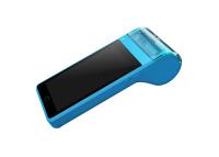 China 3G 4G NFC Smartphone Mobile Handheld POS Terminal Machine With Thermal Receipt Printer for sale